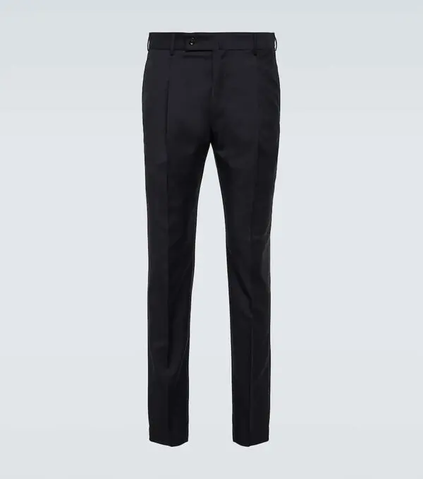 SLOWEAR Incotex Virgin Wool Slim Trousers