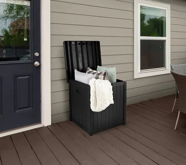 PURE GARDEN Storage Box- 50-gallon Container Fo R Patio Storage