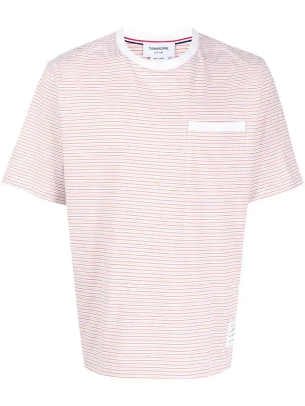 Thom Browne Striped Cotton T-shirt