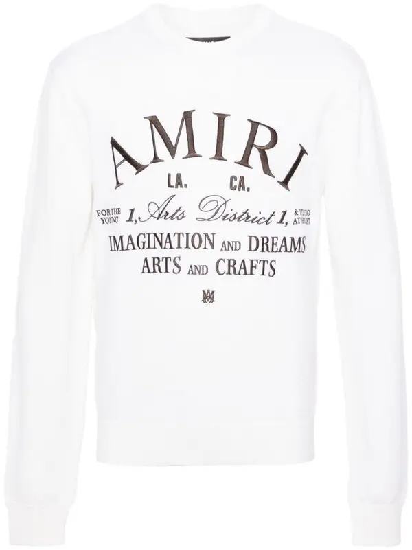 Amiri Arts District Wool Jumper - White