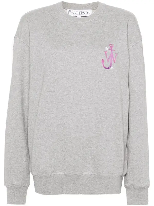JW Anderson Embroidered-logo Cotton Sweatshirt