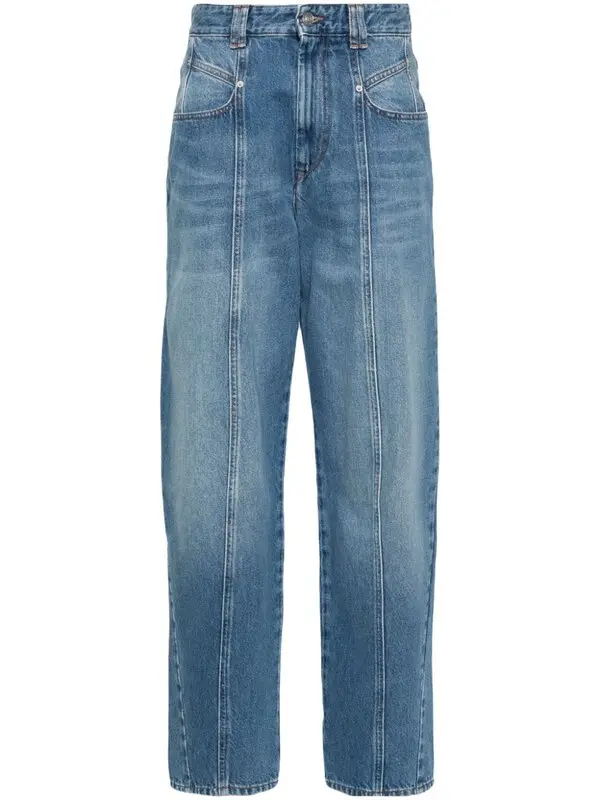 Isabel Marant Vetan High-rise Boyfriend Jeans - Blue