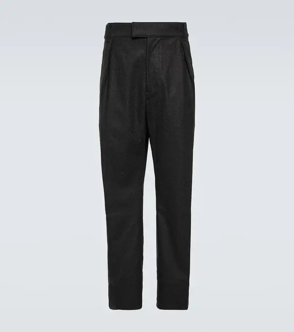Loro Piana Wool And Cashmere Pants - Grey