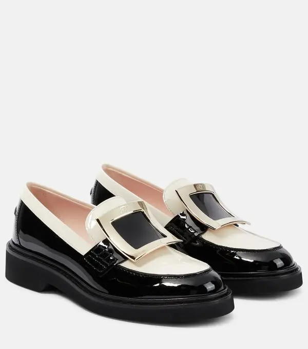 ROGER VIVIER Viv' Rangers Loafers - Black