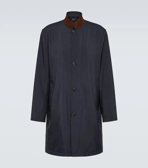 Loro Piana Sebring Technical Coat - Blue