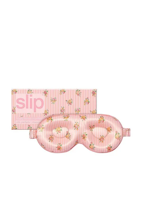 Slip Pure Silk Contour Sleep Mask In Pink - Petal