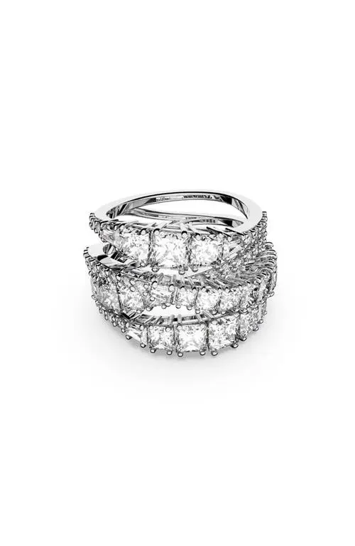 SWAROVSKI Hyperbola Wrap Ring - White
