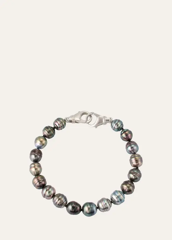 Lois Sasson Design Tahitian Black Baroque Pearl Bracelet - One-color ...