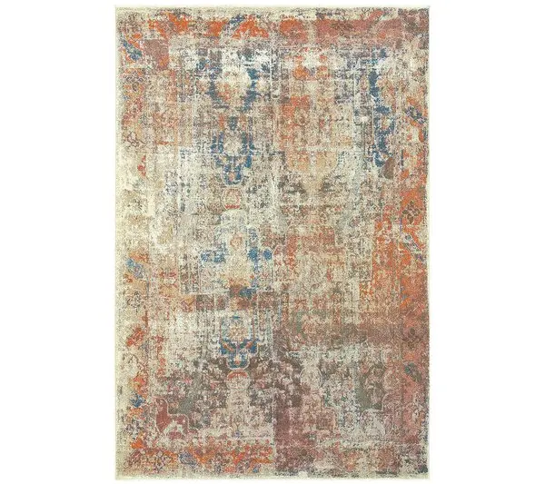 ORIENTAL WEAVERS Linden Place Multi Distressed Abstract 7'10'x10 '10' Rug