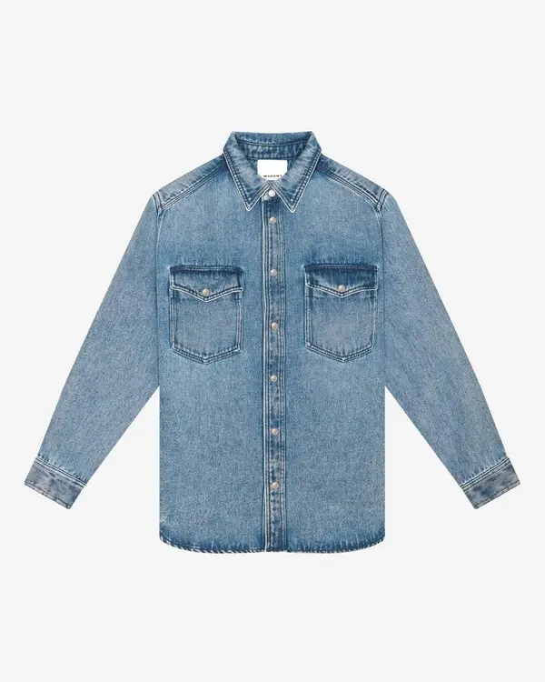 Isabel Marant Tailly Shirt - Light Blue