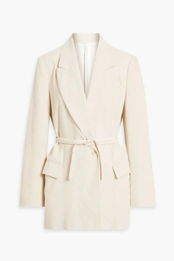 Brunello Cucinelli Bead-embellished Corduroy Blazer
