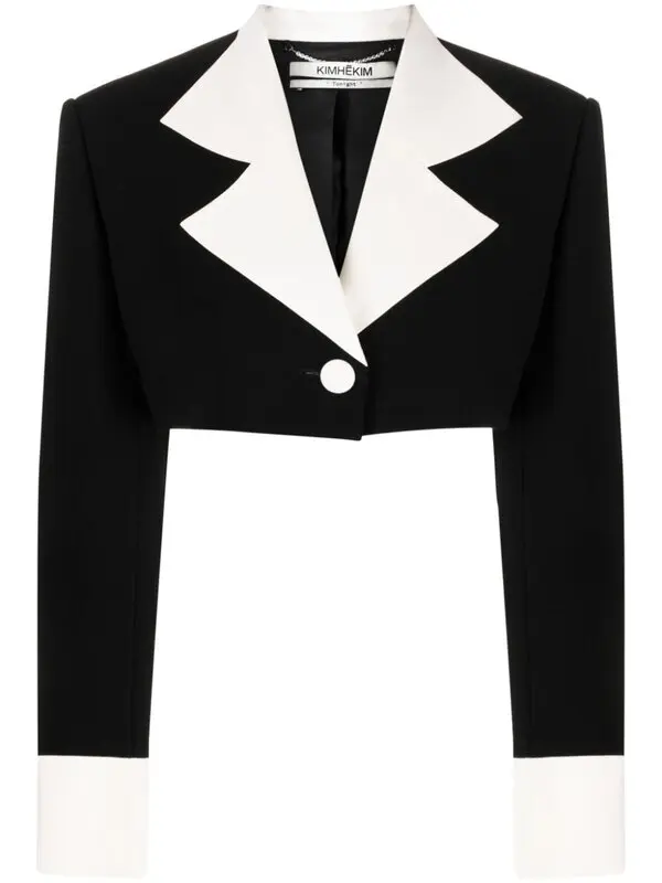 KIMHEKIM Two-tone Cropped Jacket