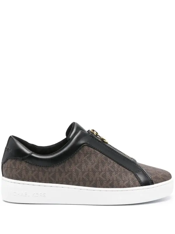Michael Kors Keaton Logo-print Sneakers - Brown