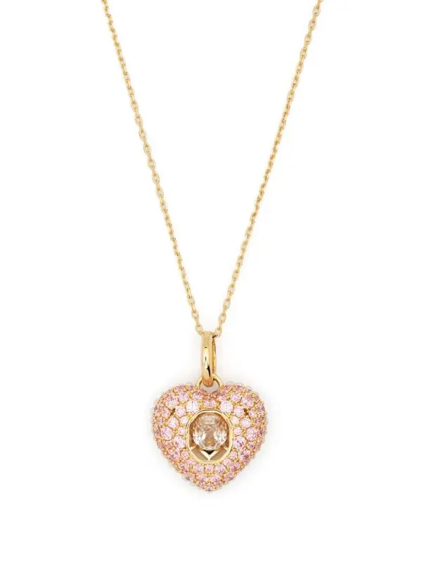 SWAROVSKI Idyllia Heart Pendant Necklace - Gold
