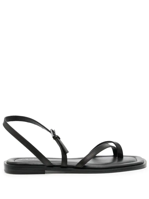A.emery Lucia Leather Sandals - Black