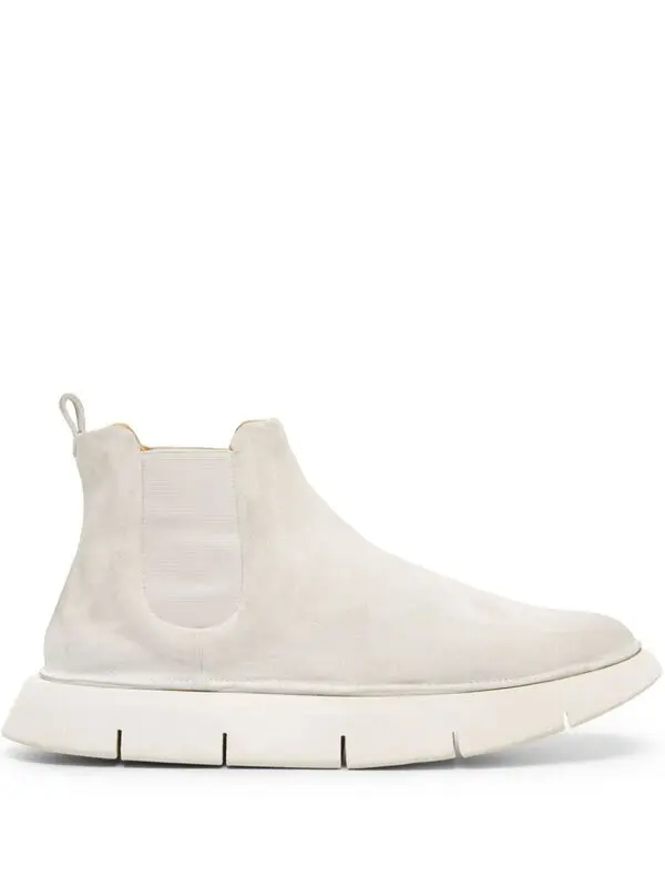 Marsèll Intagliata Suede Chelsea Boots - Neutrals