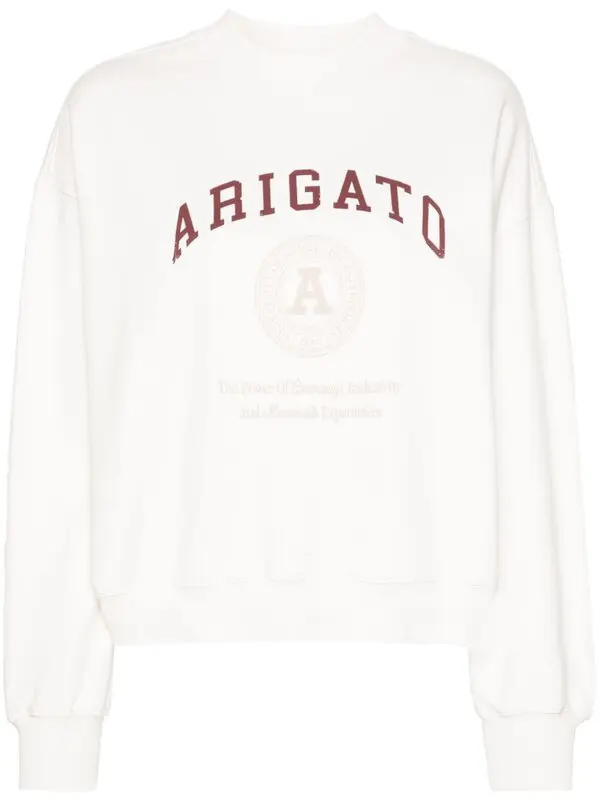 Axel Arigato University Organic-cotton Sweatshirt - Neutrals