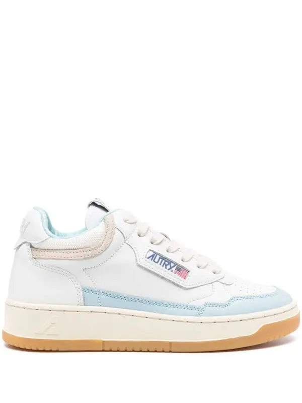 AUTRY Open Mid Leather Sneakers