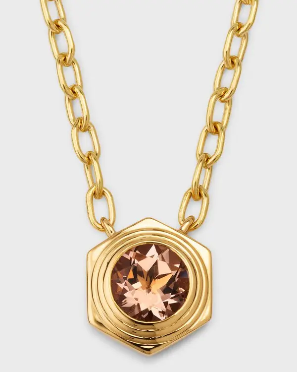 Harwell Godfrey Hexed Single Pendant Necklace