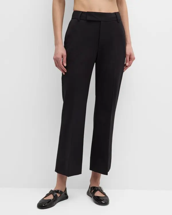Proenza Schouler Marlene Tropical Wool Kick-flare Pants