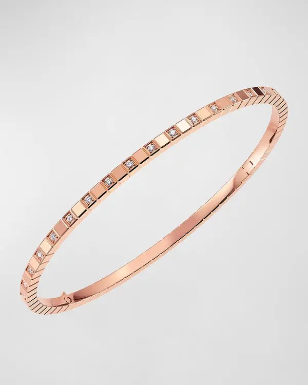 Chopard Ice Cube Bangle Bracelet - Rose Gold