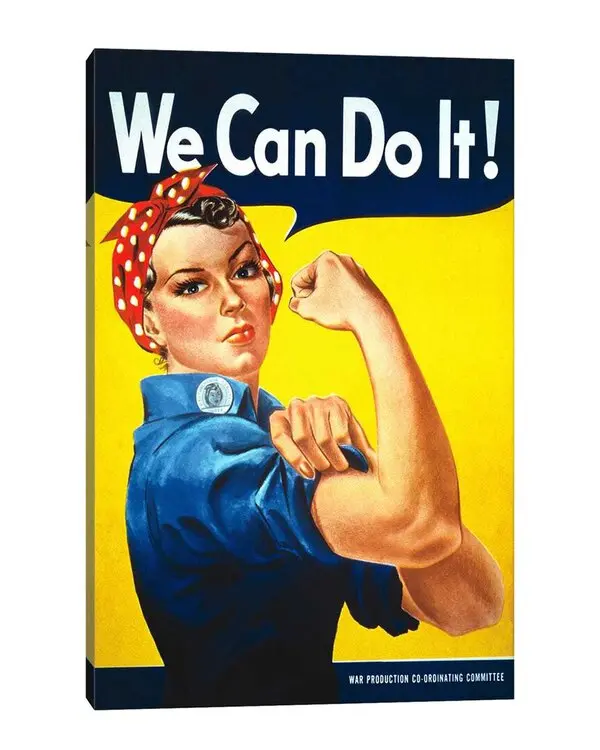 Buy ICANVAS We Can Do It Poster J. Howard Miller Wall Art - Nocolor At ...