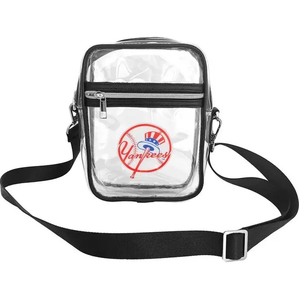LOGO BRANDS New York Yankees Mini Clear Crossbody Bag - Navy | Editorialist