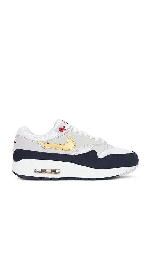 Nike Air Max 1 - Obsidian  Metallic Gold  & White