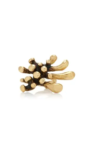 LISA EISNER Sunburst Spore Ring - Gold | Editorialist