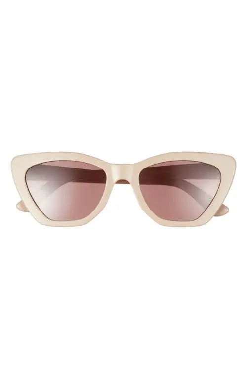 DIFF Eyewear Camila 55mm Gradient Square Sunglasses - Brown