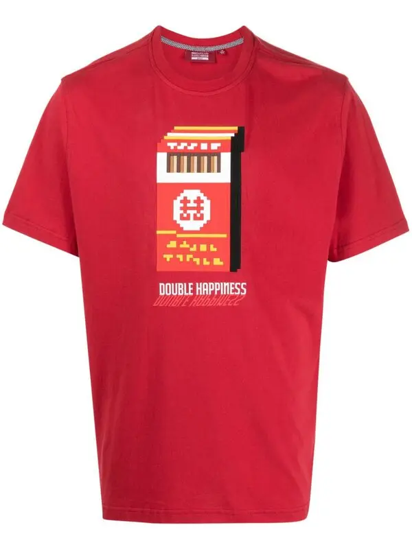 MOSTLY HEARD RARELY SEEN Pixelated-print Cotton T-shirt