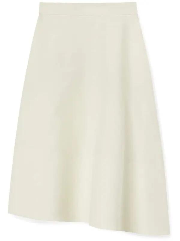 JIL SANDER Asymmetric Midi Skirt