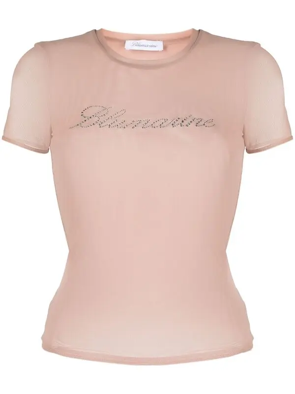 Blumarine Logo-embellished T-shirt