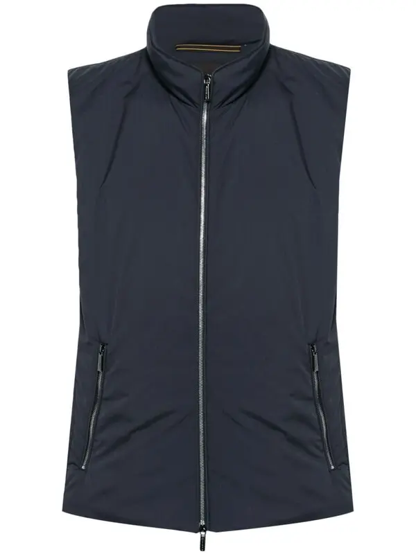MOORER Senio Padded Gilet - Blue