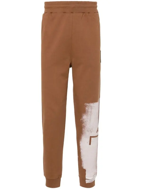 A-COLD-WALL* Brushstroke Tapered Track Pants - Brown