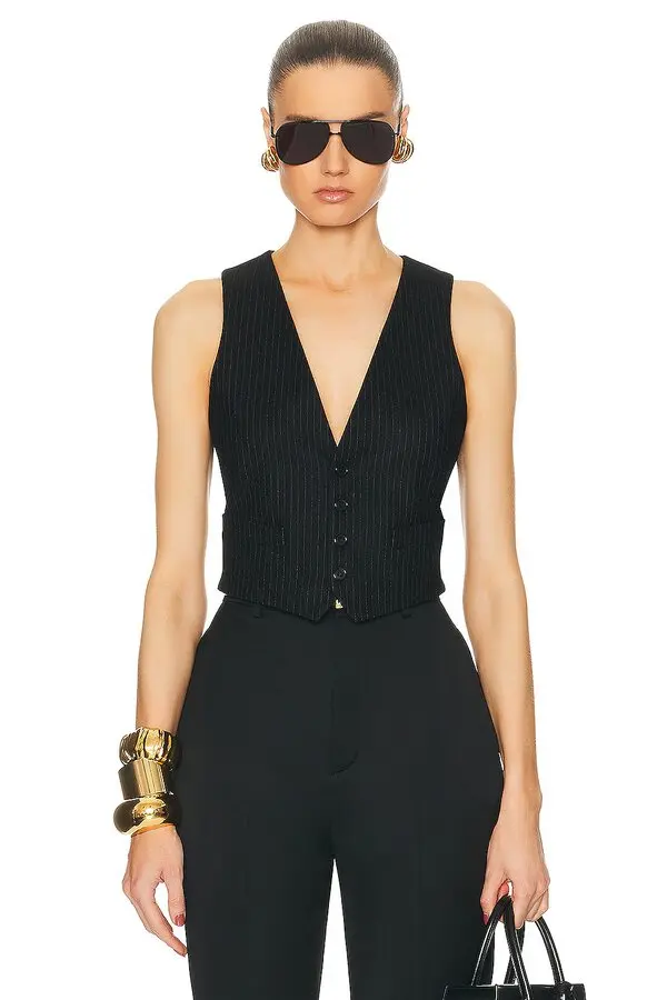 Saint Laurent Gilet Top