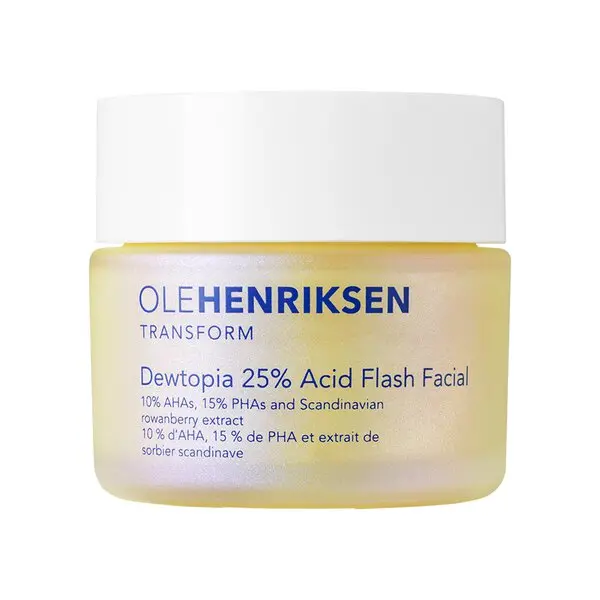 OLEHENRIKSEN Dewtopia 25% Aha + Pha Flash Facial Exfoliating Face Mask 1.69 Oz / 50 Ml