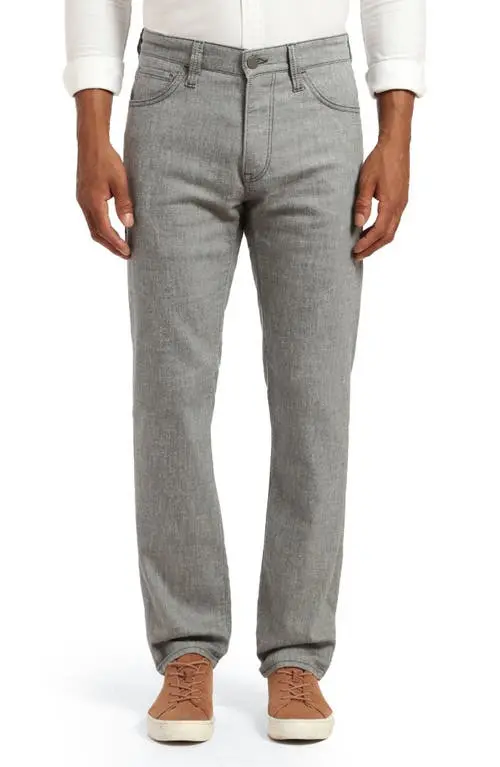 34 Heritage Charisma Straight Leg Cross Twill Pants - Anthracite Hemp