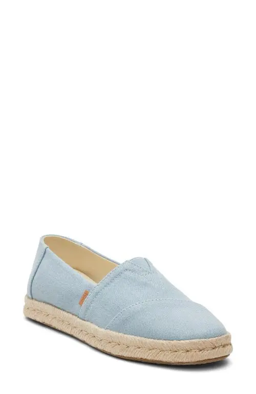 Toms Alpargata Rope Espadrille 2.0 Shoe - Light/pastel Blue