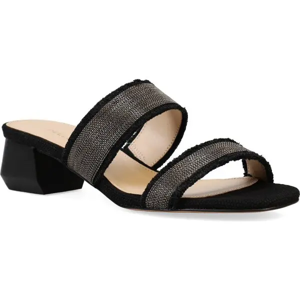 Pelle Moda Iona Strappy Sandals - Black