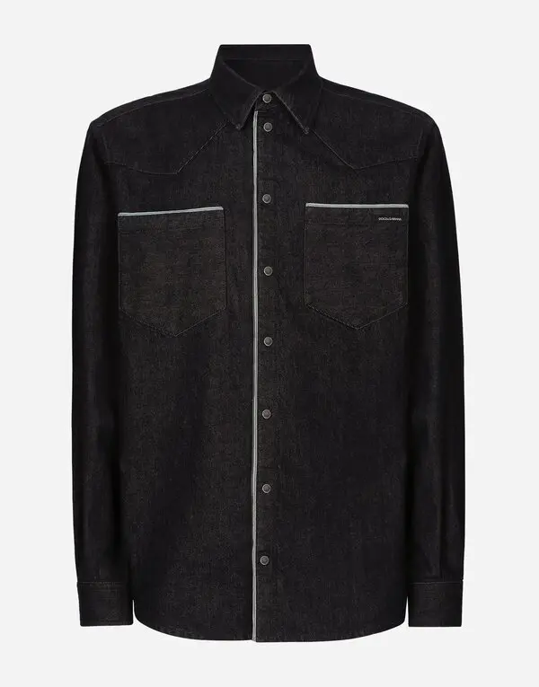 Chemise Dolce & Gabbana En Soie Brillante - Rouge Bordeaux, Coupe Regular, Neuve Avec étiquette
