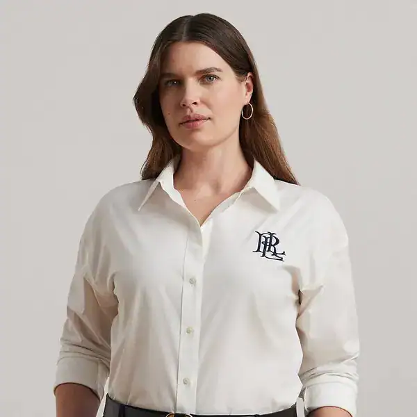 Ralph Lauren Relaxed Fit Cotton Shirt White Editorialist