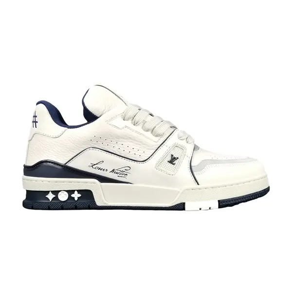 LOUIS VUITTON Trainer Low #54 Signature - White