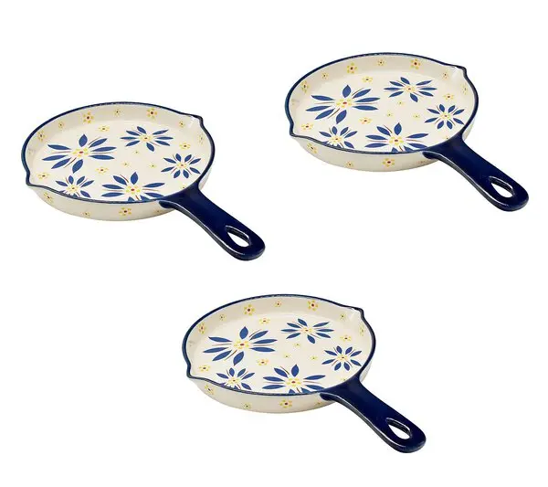 TEMP-TATIONS Old World Set Of 8" Servers With Handles - One-color ...