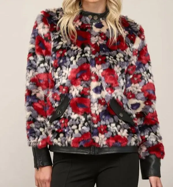 Buy Fate Floral Jacket In Burgundy - Multi At 29% Off | Editorialist