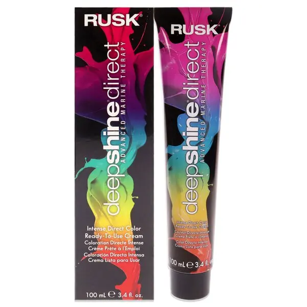 Rusk Deepshine Intense Direct Color For 3.4 Oz Hair Color - Red ...