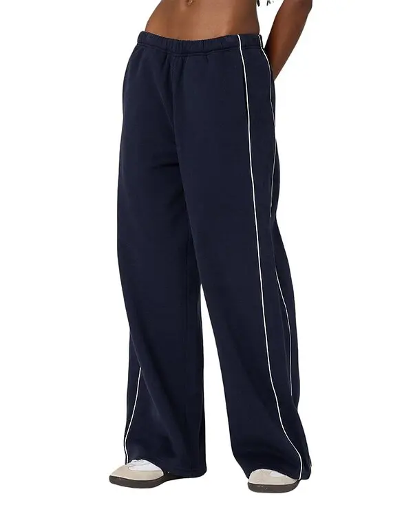 EDIKTED Autumn Sweatpants - Navy