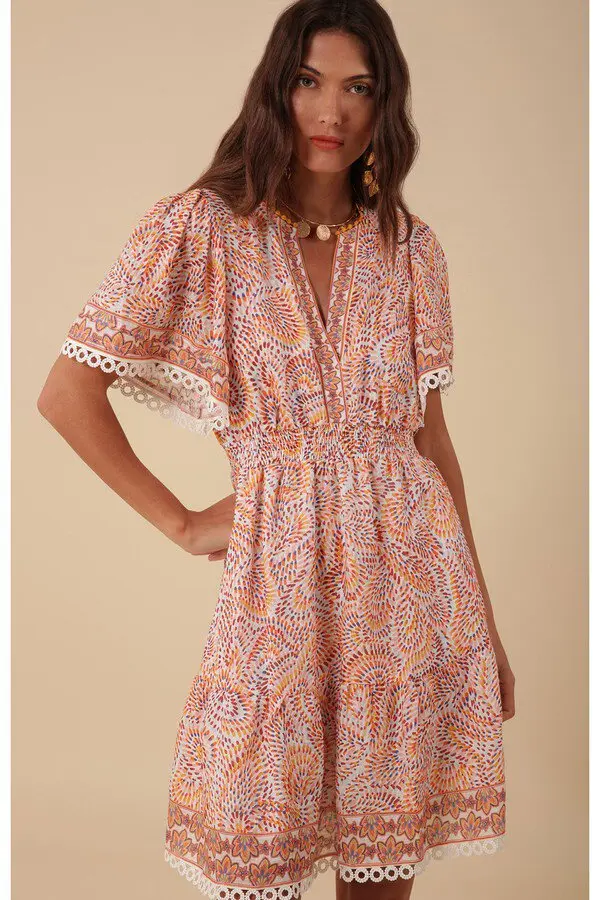 Hale Bob Kylie Linen Dress - Neutral | Editorialist