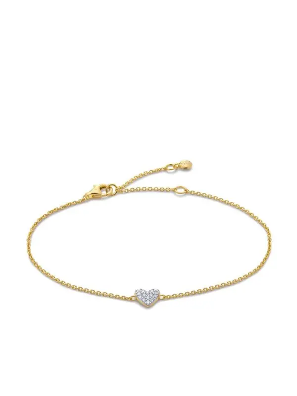 Monica Vinader Heart-charm Chain Bracelet - Gold