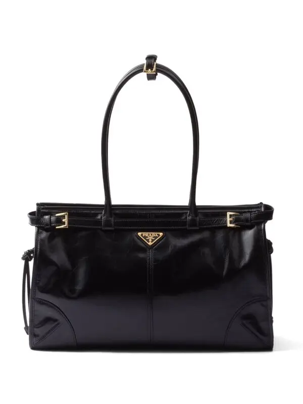 Prada Bonnie Large Tote Bag - Black
